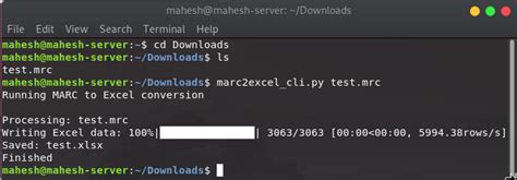 Using Python Script Convert Marc Files To Excel Spreadsheets And Vice