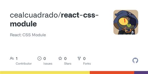 Github Cealcuadradoreact Css Module React Css Module