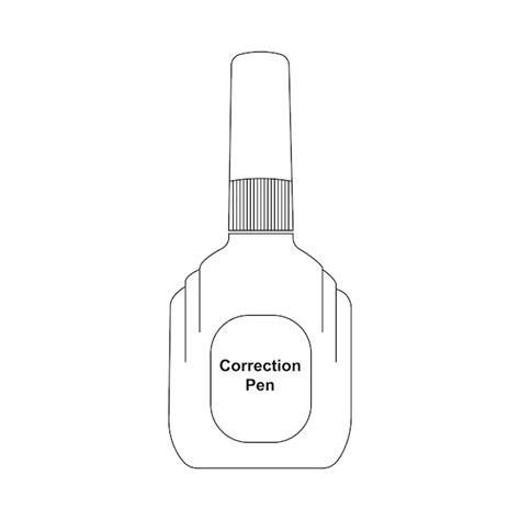 Premium Vector Correction Pen Icon Vector Illustration Design