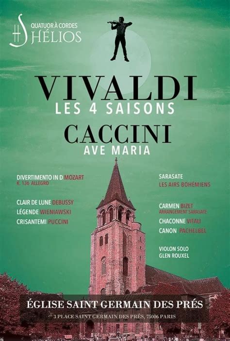 Les 4 Saisons de Vivaldi Ave Maria et Célèbres Concertos Eglise