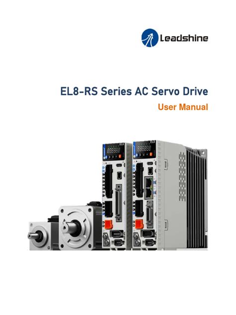 El8 Rs Series Ac Servo Drive User Manual Pdf Power Supply Filter Signal Processing