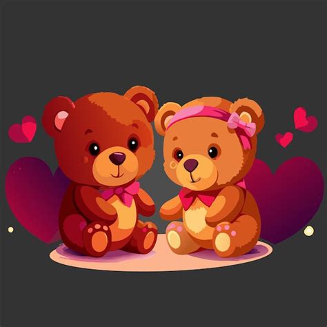 Teddy Bear Vector Illustration Design Premium Ai Generated Vector