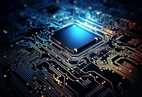 Premium Ai Image Photo Of Microchip Motherboard Computer Circuit