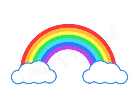 Cute Rainbow Templates Free Printable Cassie Smallwood