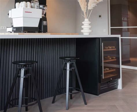 Black Ash Acoustic Slat Wood Panels Wallterra