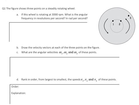 solved q1 the figure shows three points on a steadily