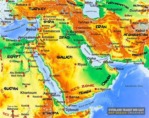 Overland Travel And Transit Middle East