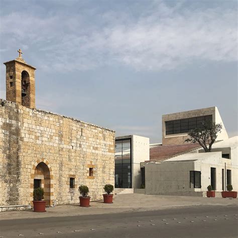 Blankpage Architects Builds Concrete Saint Charbel Church In Lebanon