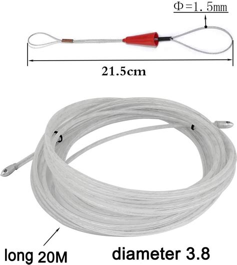 Jixista Guía Pasacables Kit De Enhebrado De Cables Guia Pasacables
