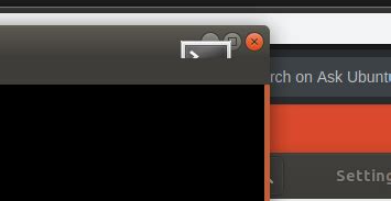 Why Do I Have A Tiny Terminal Logo Blocking The Minimize Button In Terminal Windows