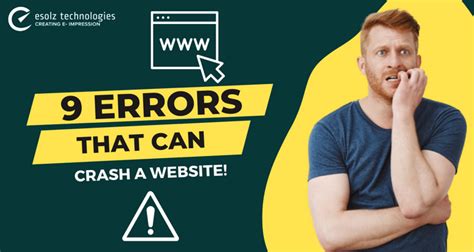 9 Errors That Can Crash A Website