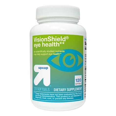 Up And Up Vision Shield Eye Health Dietary Supplement Mini Softgels 120