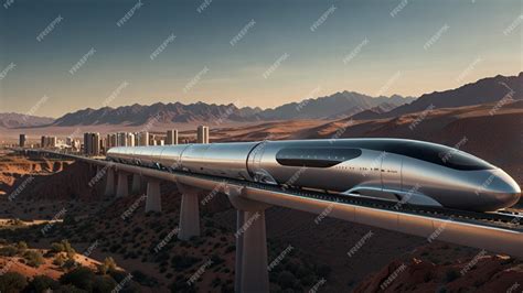 Premium Photo Hyperloop Transportation Systems Connecting Major Cities