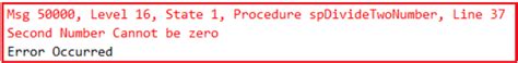 Exception Handling In SQL Server Dot Net Tutorials