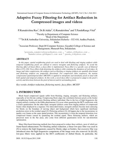 pdf international journal of computer science and information
