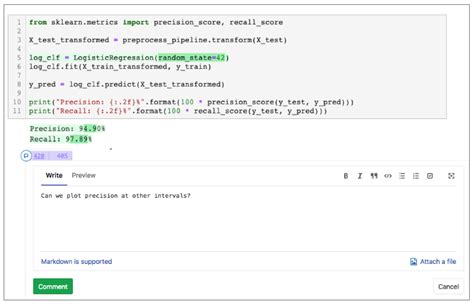 Write Comments And Have Discussion About Notebook Contents · Issue 1