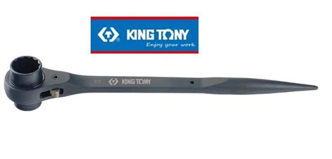 ประแจแหวน 24x30 ฟรี2หัว ปลายแหลม สีดำ Podger Ratchet Wrench 1500 Kingtony