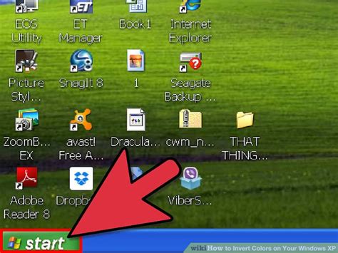 How To Invert Colors On Your Windows Xp With Pictures Wikihow