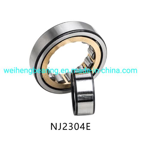 Nj N Nu Nup Series 200 300 Brass Cage Steel Cage Roller Bearing And