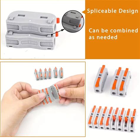 153045pcs 레버 와이어 커넥터 1 대 1 인라인 전기 커넥터 소형 Diy 접합 커넥터 빠른 연결용 버트 단자 28 12 Awg Temu Korea