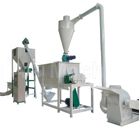 Complete Livestock Feed Line Poultry Feed Equipment Chicken Feed Pellet