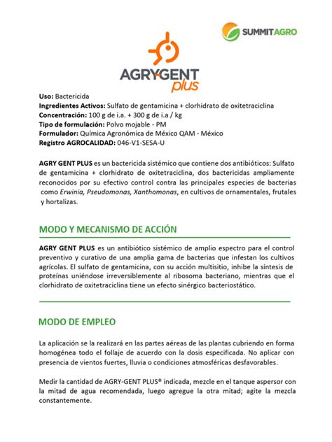Agry Gent Plus Pdf