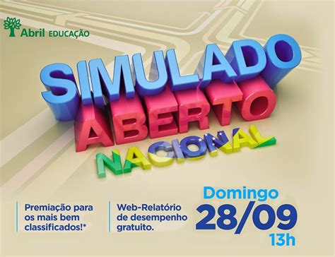 Escola Estadual Joaquim Murtinho Simulado Aberto Nacional
