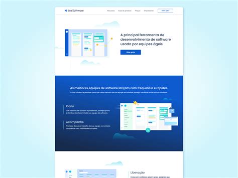 Jira Landing Page Redesign By Nathalia Matos On Dribbble