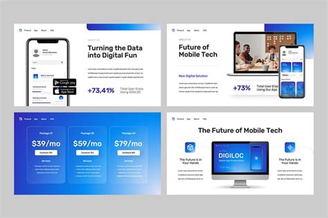 Digiloc Mobile App Powerpoint Incl Mobile And Presentation Envato