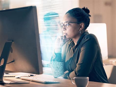 Overlay Programming And Code With A Woman Developer Thinking Wearetechwomen Supporting Women