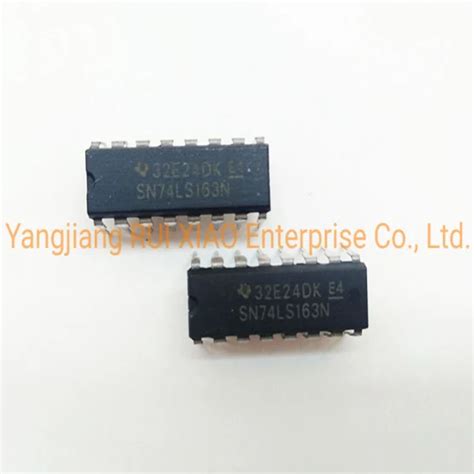 74ls Series Logic Ic Sn74ls163n Dip 16 4 Bit Binary Counter Circuit