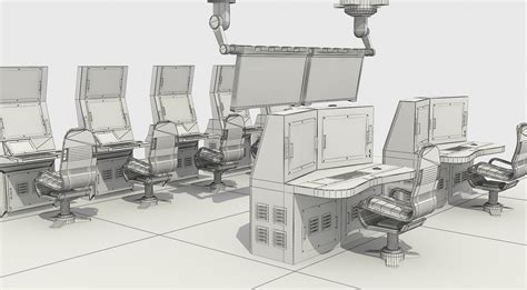 3d Model Operation Command Center Turbosquid 1561166