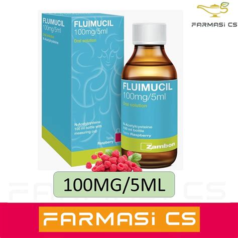 Fluimucil 100mg 5ml Oral Solution 100ml Exp 10 2027 [ Farmasi Cs ] Shopee Malaysia
