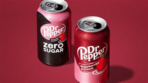 Dr Peppers New Strawberries And Cream Is A Sweet Concoction
