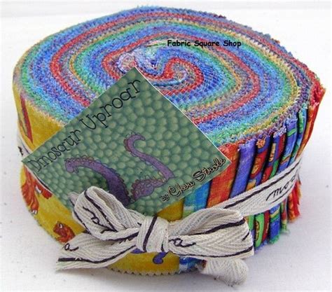 Cheri Strole Dinosaur Uproar Fabric Strips Jelly Roll