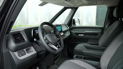 Volkswagen Id Buzz Cargo Interior Design In Candy White And Starlight Blue
