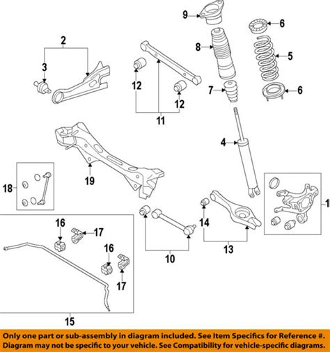 OEM Rear Suspension Lower Control Arm Bushing for Hyundai 552152S000 ...