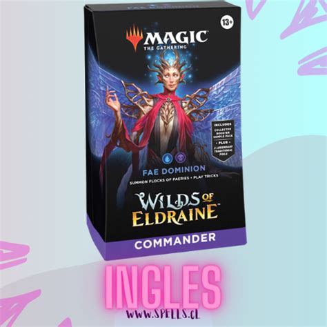 Mtg Wilds Of Eldraine Deck Commander Fae Dominion Ingles