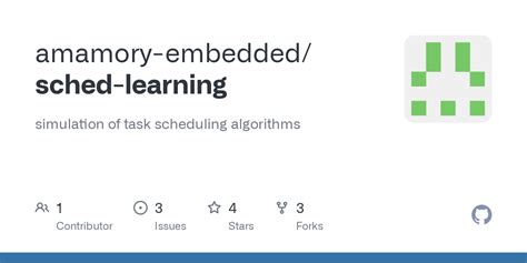 Github Amamory Embedded Sched Learning Simulation Of Task Scheduling