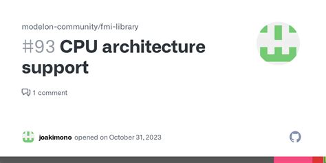 Cpu Architecture Support · Issue 93 · Modelon Communityfmi Library