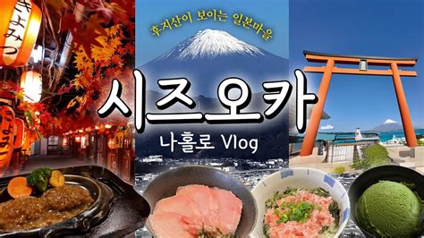 Vlog 나 혼자 시즈오카 2박3일 여행 브이로그 L 먹거리여행 그리고후지산 Youtube