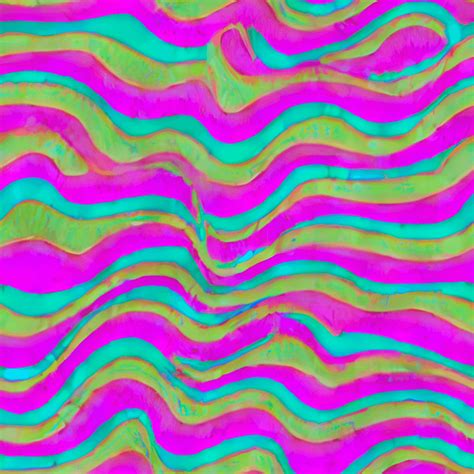 Seamless Psychedelic Colored Sinus Waves Pattern · Creative Fabrica