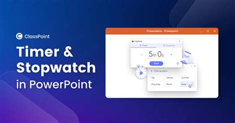 Timer And Stopwatch In Powerpoint Classpoint