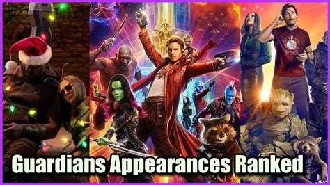 Guardians of the Galaxy MCU Appearances Ranked (Including Vol. 3!) - YouTube