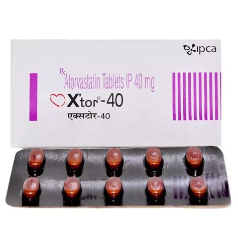 Xtor 40mg Tablet Lowers Cholesterol And Heart Health
