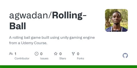 GitHub Agwadan Rolling Ball A Rolling Ball Game Built Using Unity Gaming Engine From A Udemy