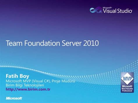 Team Foundation Server 2010 Ppt