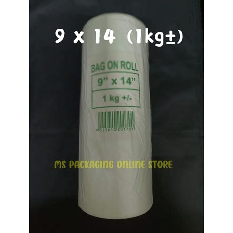Food Packaging Plastic Bag Roll 500g 1kg Plastic Bag Roll