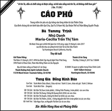 Bà Tammy Trịnh Nguoi Viet Online