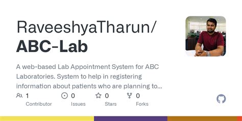 Github Raveeshyatharunabc Lab A Web Based Lab Appointment System